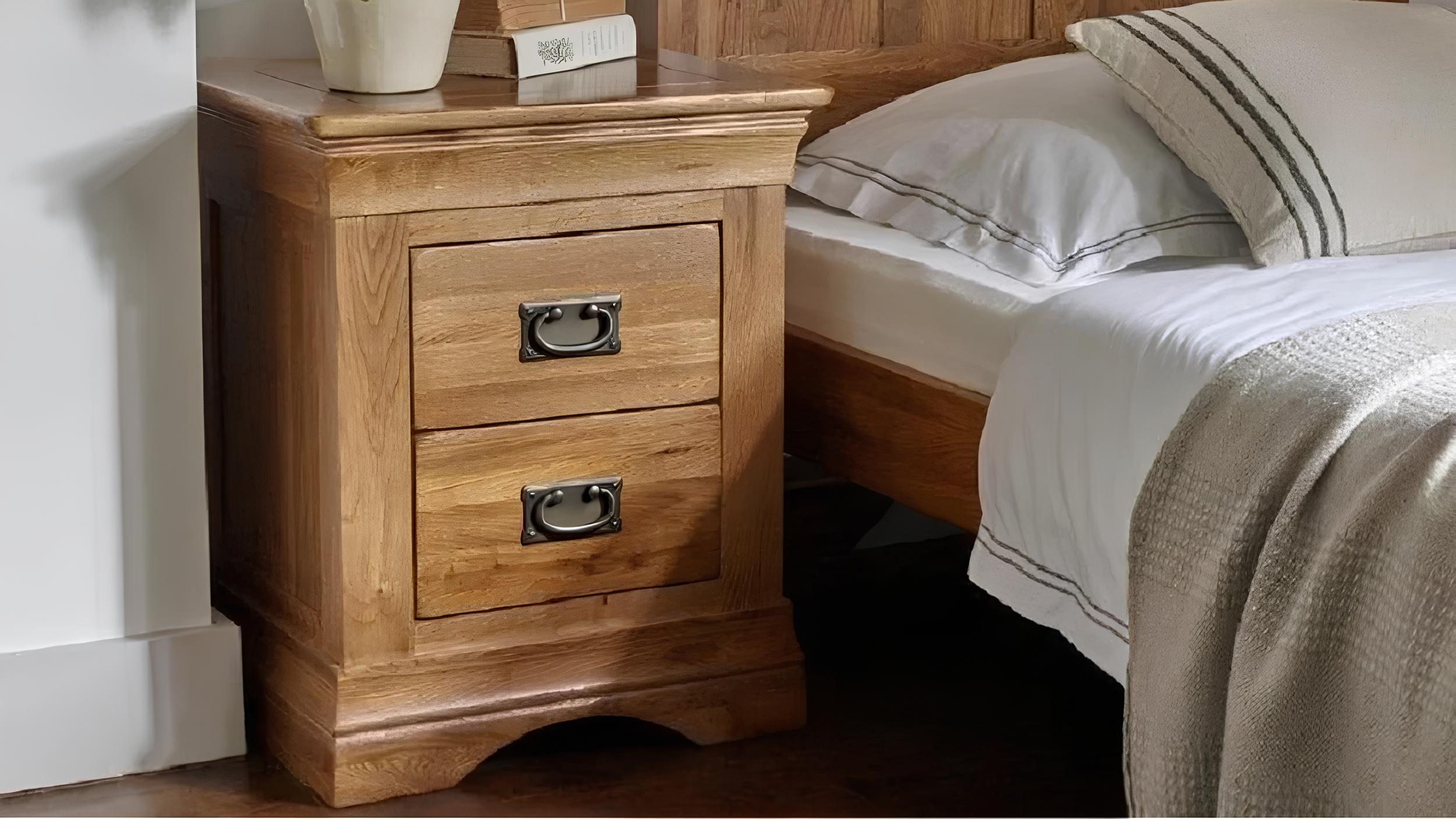 Solid Hardwood Bedside Tables | Oak Furniture Store