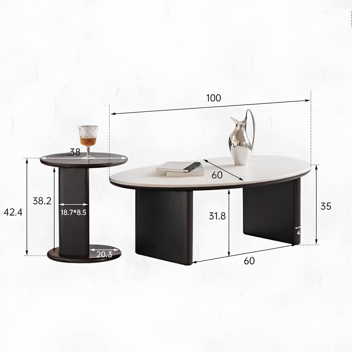 Alla Solid Oak Coffee Table Set – Oak Furniture Store New Zealand