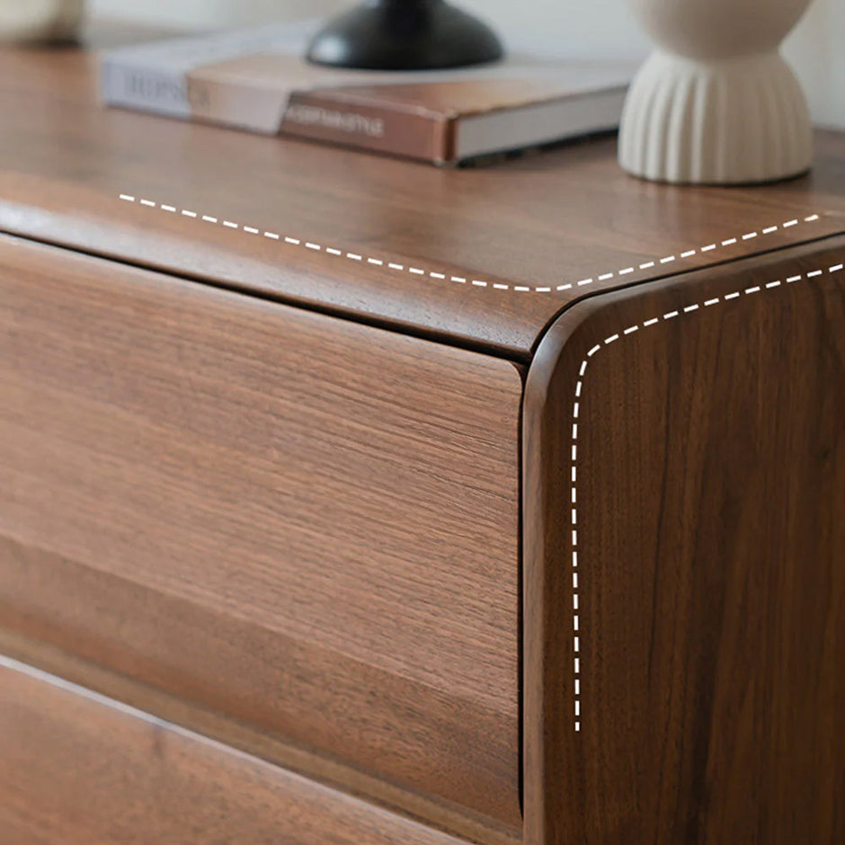 Ardea Natural Solid Walnut Floor-Standing Entertainment Unit – Oak ...