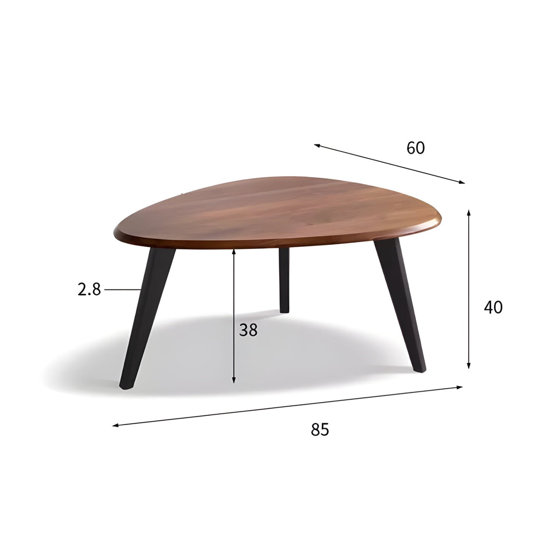 Augusta Solid Walnut Coffee Table Set – Oak Furniture Store