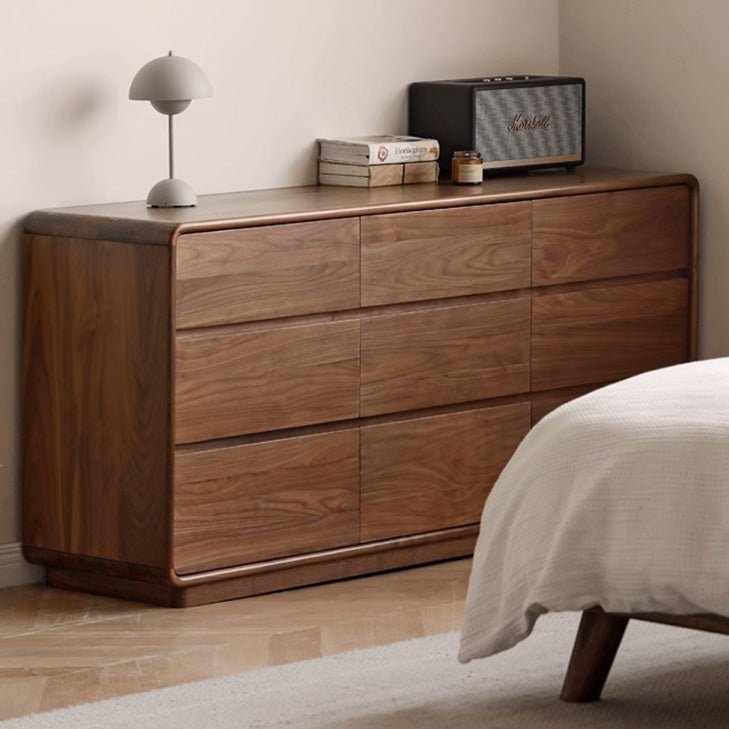 Baileys Solid Walnut Chest of Drawers | Oak Furniture Store