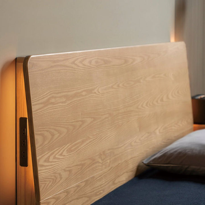Bray Natural Solid Ash Bed Frame – Oak Furniture Store New Zealand