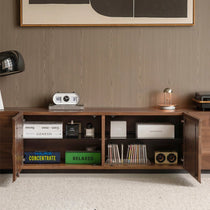 Holand Solid Walnut Floor-Standing Entertainment Unit – Oak Furniture ...