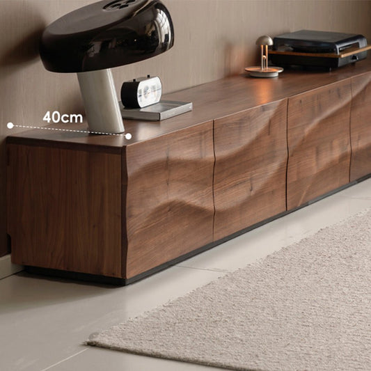 Holand Solid Walnut Floor-Standing Entertainment Unit – Oak Furniture ...