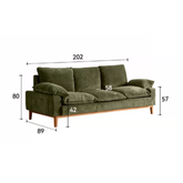 Limina Corduroy Sofa – Oak Furniture Store New Zealand