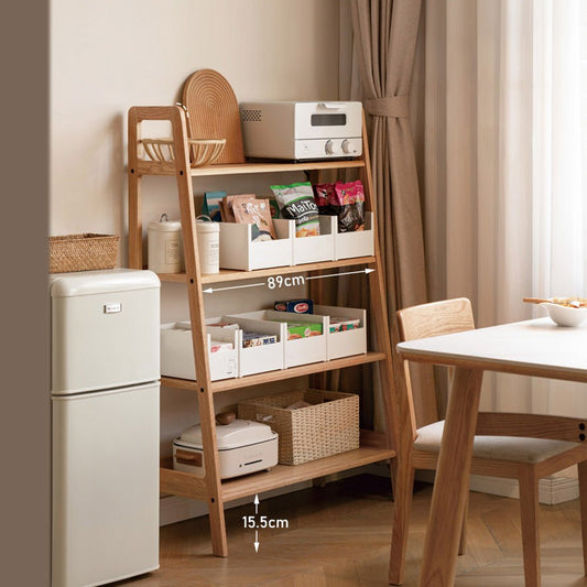 Loitz Natural Solid Oak Storage Shelf – Oak Furniture Store New Zealand