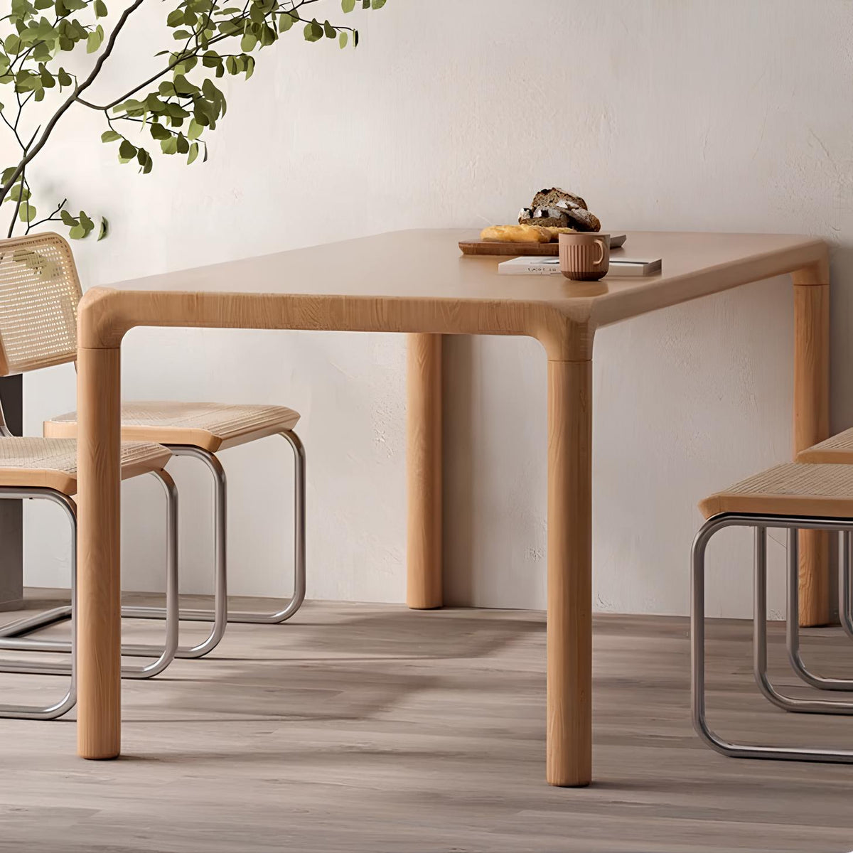 Ming Solid Oak Dining Table – Oak Furniture Store New Zealand