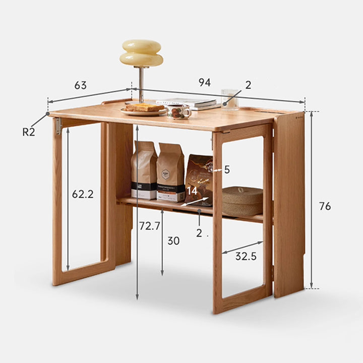 Naples Natural Solid Oak Extending Dining Table Office Desk – Oak ...