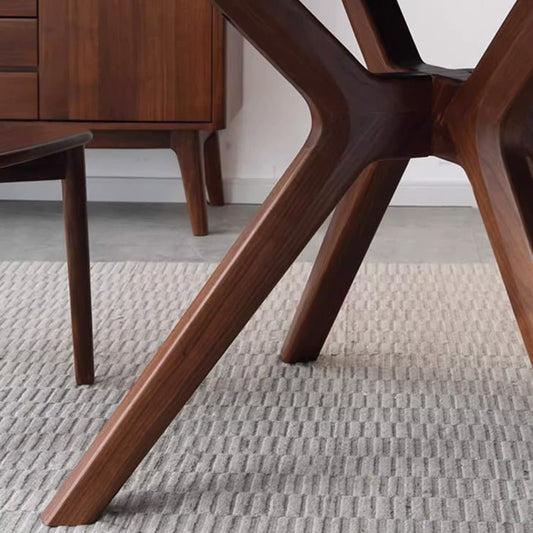 Nest Solid Walnut Round Dining Table with Ceramic Marble Top – Oak ...