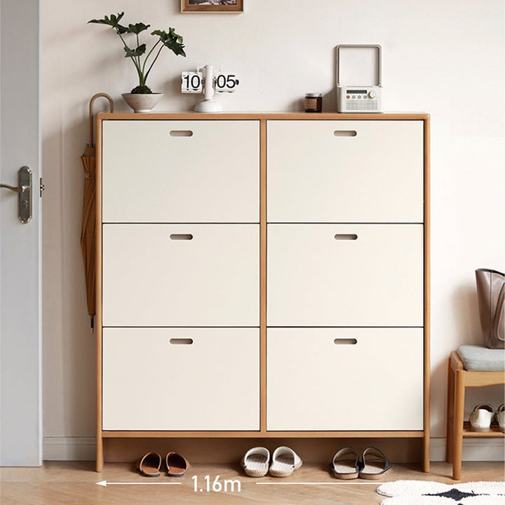 Solid Oak Shoe Cabinets & Storage | 100% Real Timber | In-stock Sale ...