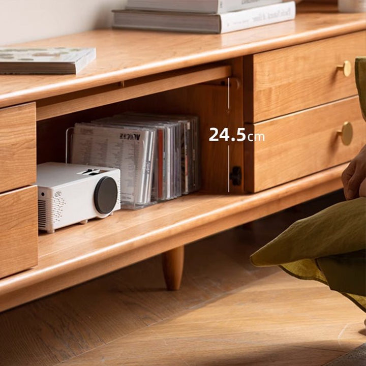 Prunus Solid Cherry TV Unit – Oak Furniture Store New Zealand