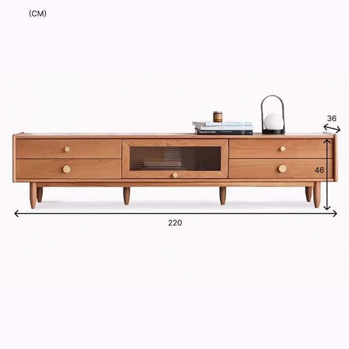 Prunus Solid Cherry TV Unit – Oak Furniture Store