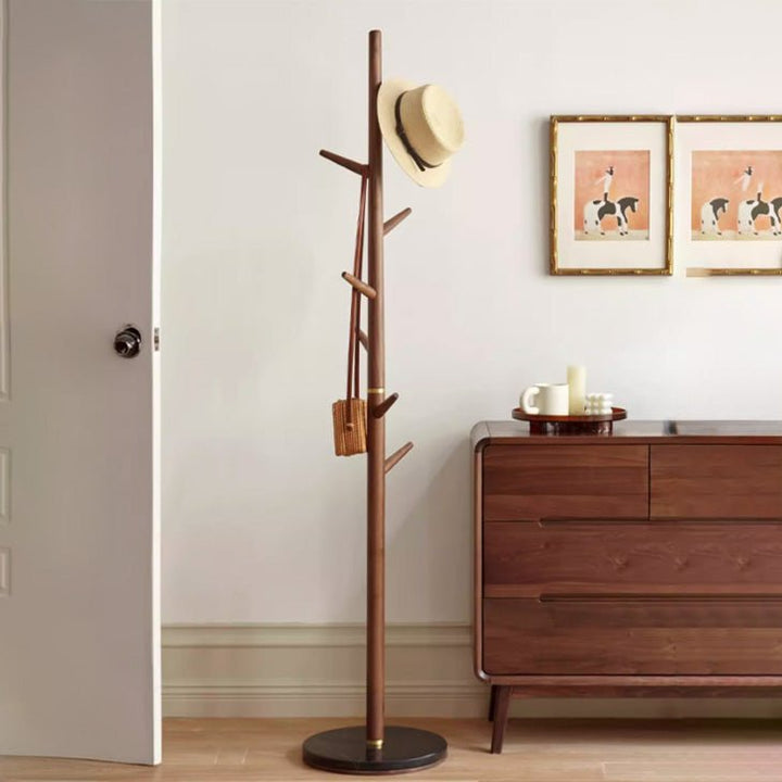 Skagen Solid Walnut Hallway Coat Rack – Oak Furniture Store New Zealand