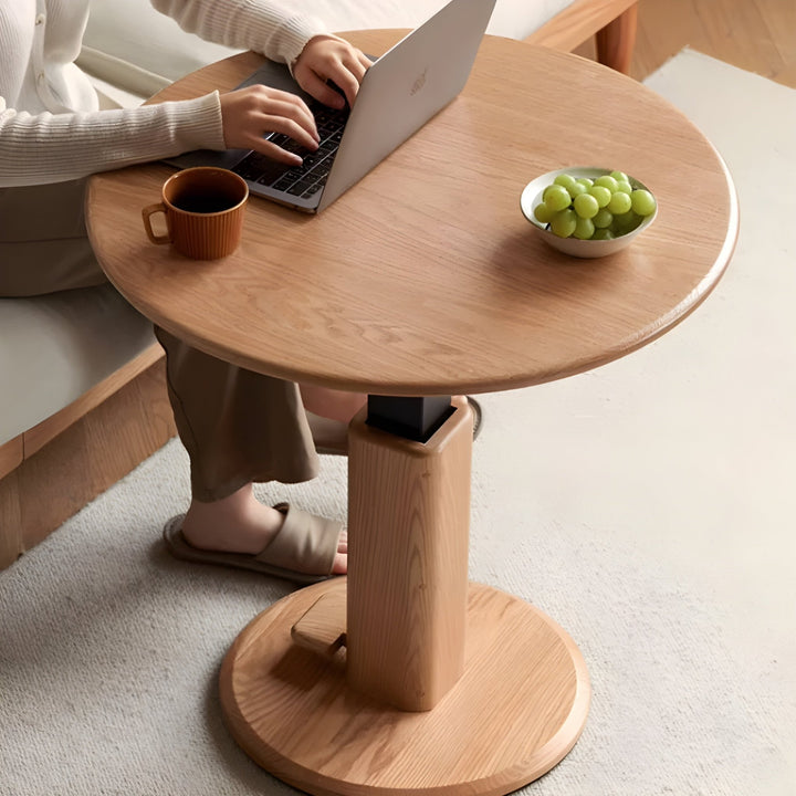 Tome Solid Wood Height Adjustable Coffee Table – Oak Furniture Store ...