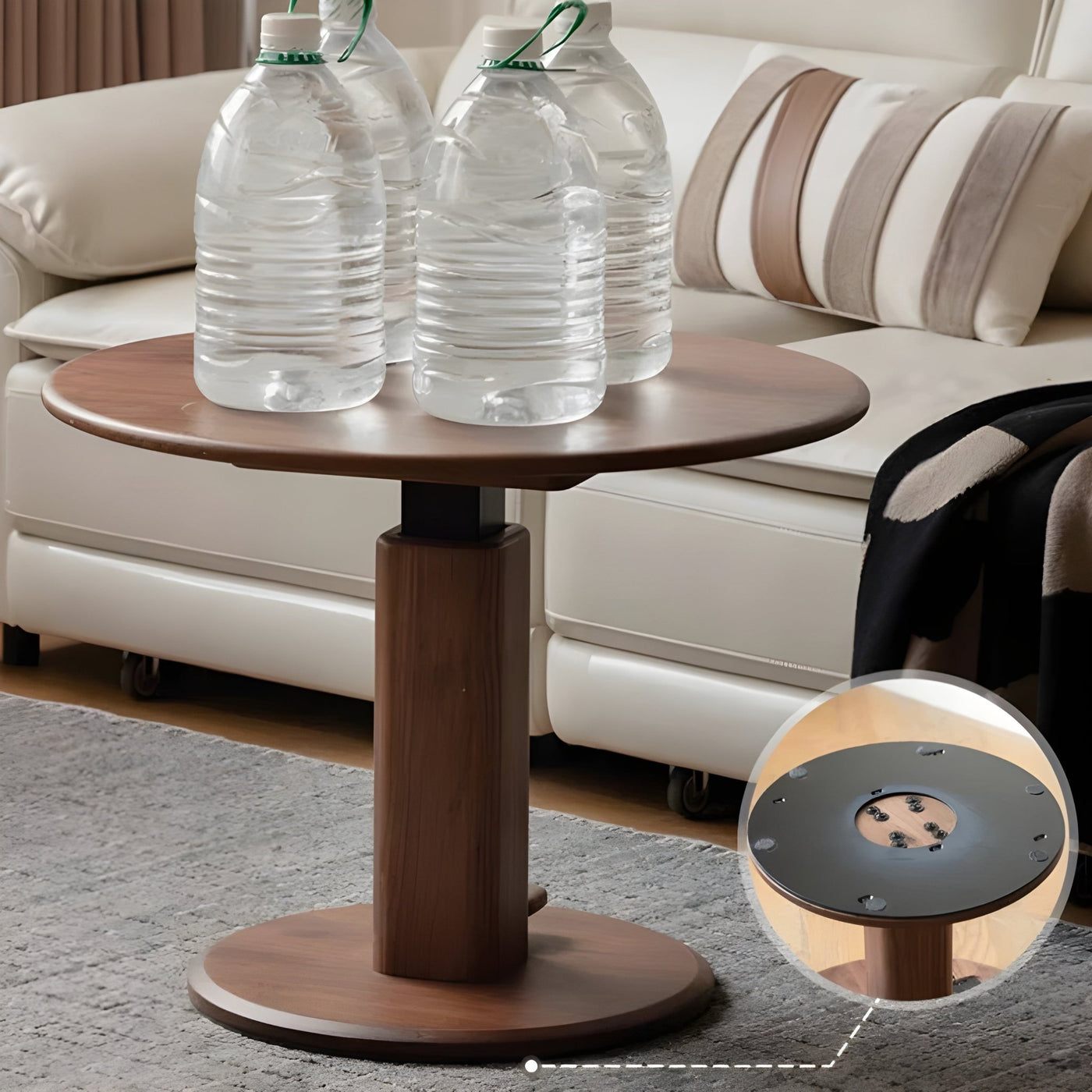 Tome Solid Wood Height Adjustable Coffee Table – Oak Furniture Store ...