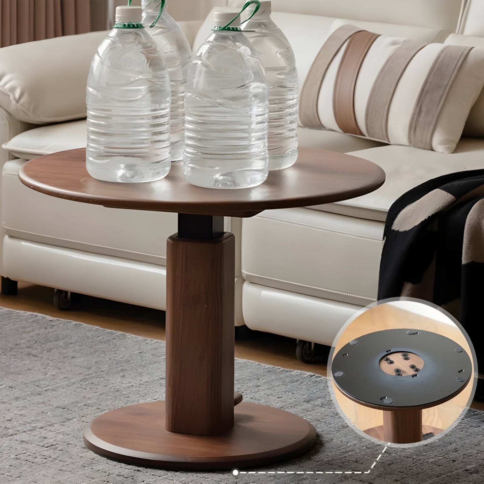 Tome Solid Wood Height Adjustable Coffee Table – Oak Furniture Store ...