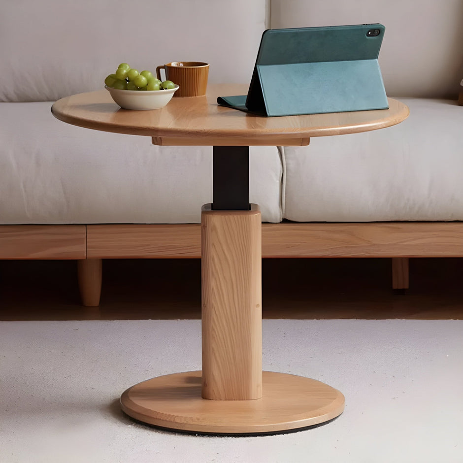Tome Solid Wood Height Adjustable Coffee Table – Oak Furniture Store ...