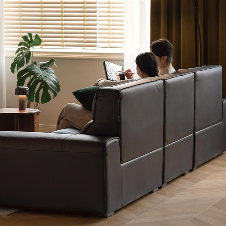 Wilson Genuine Leather Sofa – Oak Furniture Store New Zealand