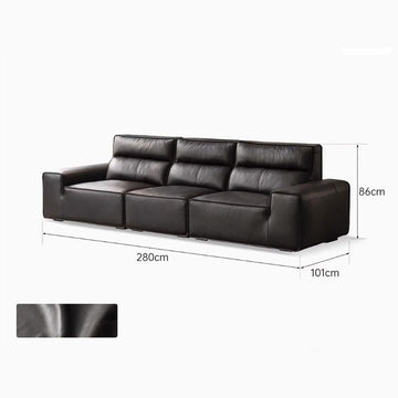 Wilson Genuine Leather Sofa – Oak Furniture Store New Zealand