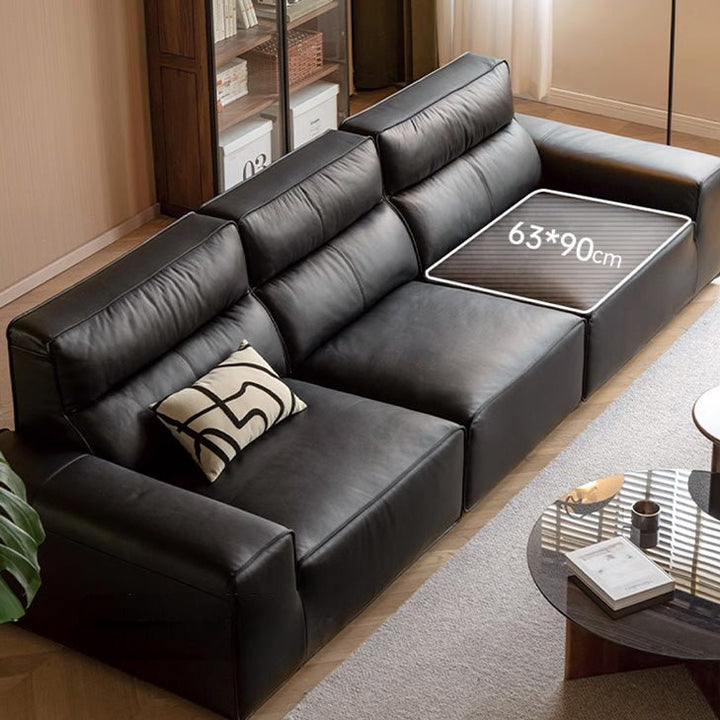 Wilson Genuine Leather Sofa – Oak Furniture Store New Zealand