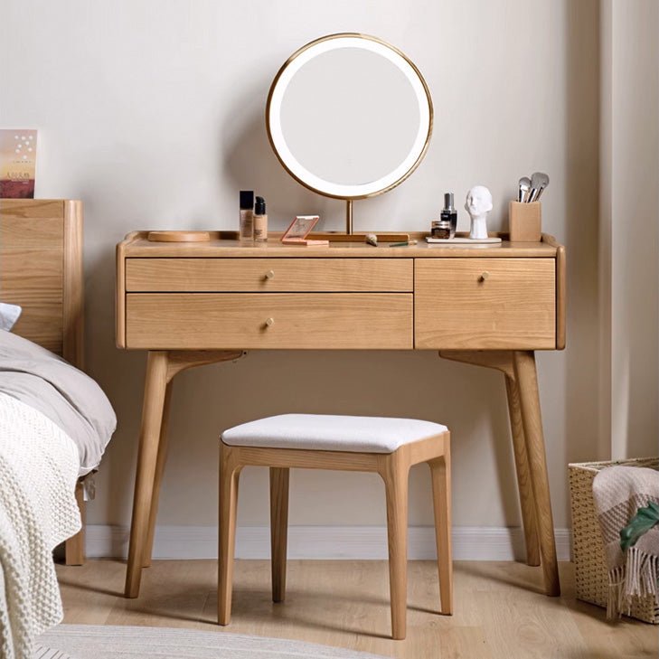 Beverley Solid Ash Dressing Table | Oak Furniture Store