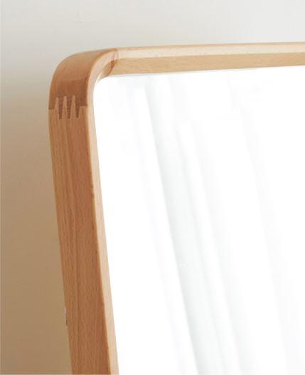 Free Standing Mirror With Solid Beech Frame | Oak Furniture Store