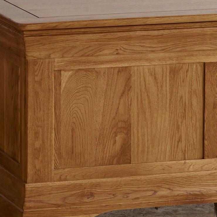 French Rustic Solid Oak Blanket Box | Oak Furniture Store