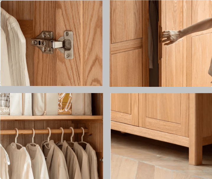 Humbie Two-Door Wardrobe A | Oak Furniture Store & Sofas