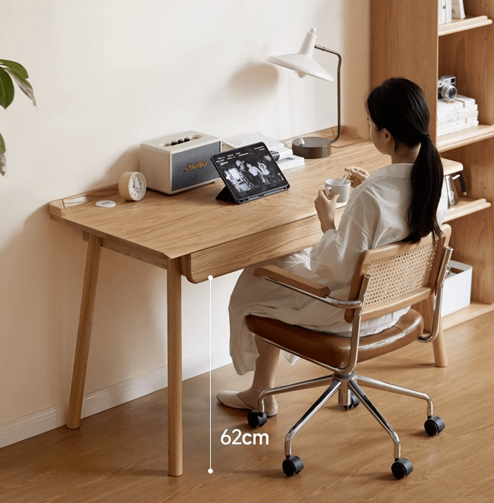 Oslo Solid Oak Study Desk – Oak Furniture Store