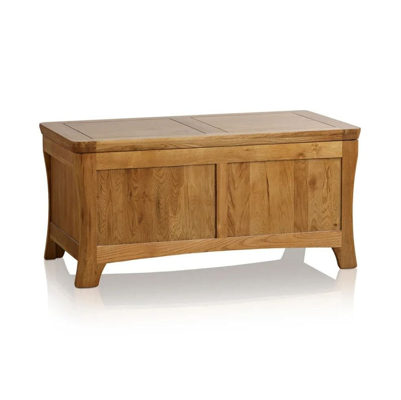 Renwick Rustic Oak Storage Box | Oak Furniture Store