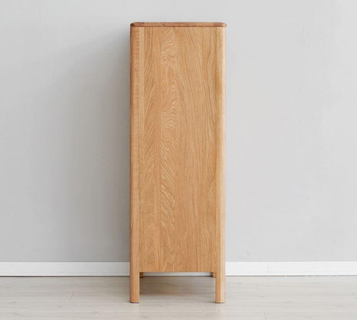 Seattle Solid Oak 5 Drawers Tall Boy – Oak Furniture Store New Zealand